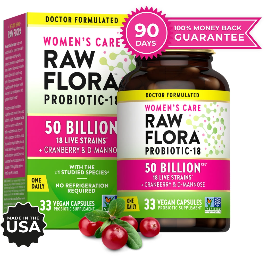 Women's Care Probiotic - 50 Billion CFU – Raw Flora™